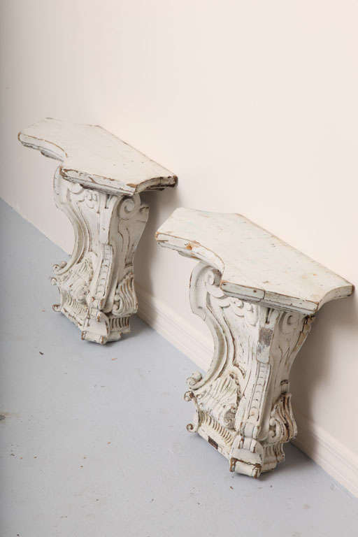 Pair of Architectural Wall Corbels For Sale at 1stDibs