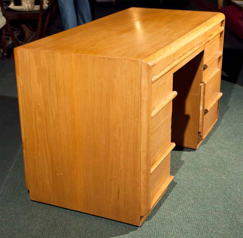 T.H. Robsjohn-Gibbings Desk and Chair at 1stDibs