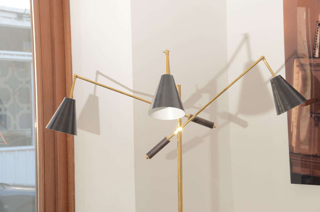 Italian Multi Arms Floor Lamp by Stilnovo at 1stDibs