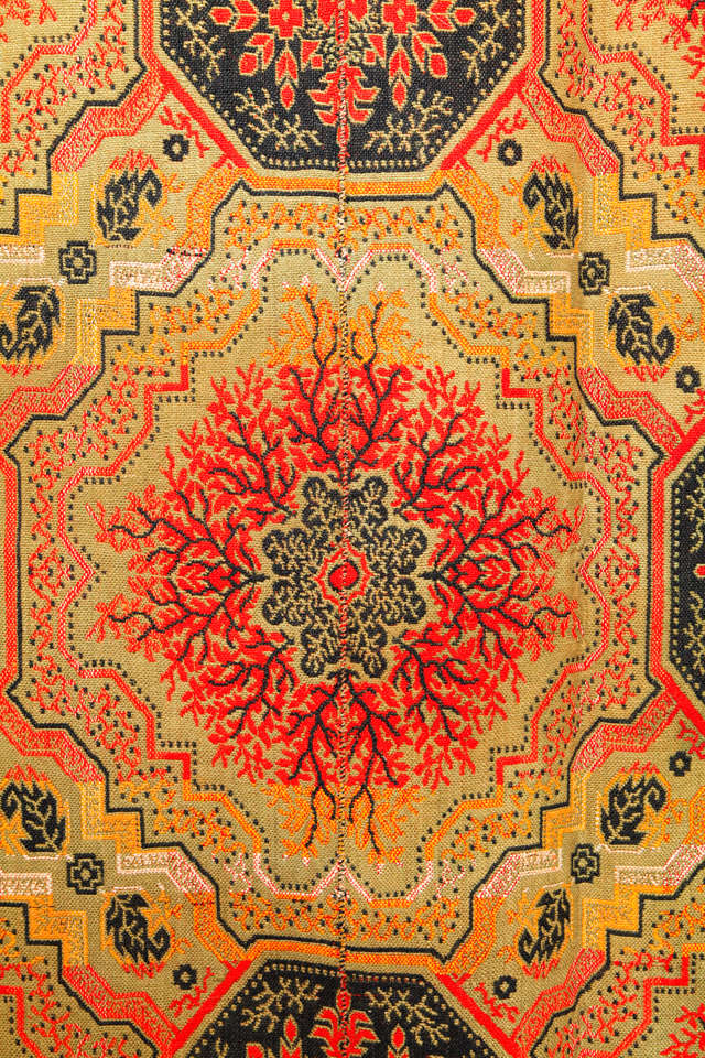 Early American Ingrain Rug, 1840's at 1stDibs | ingrain carpet