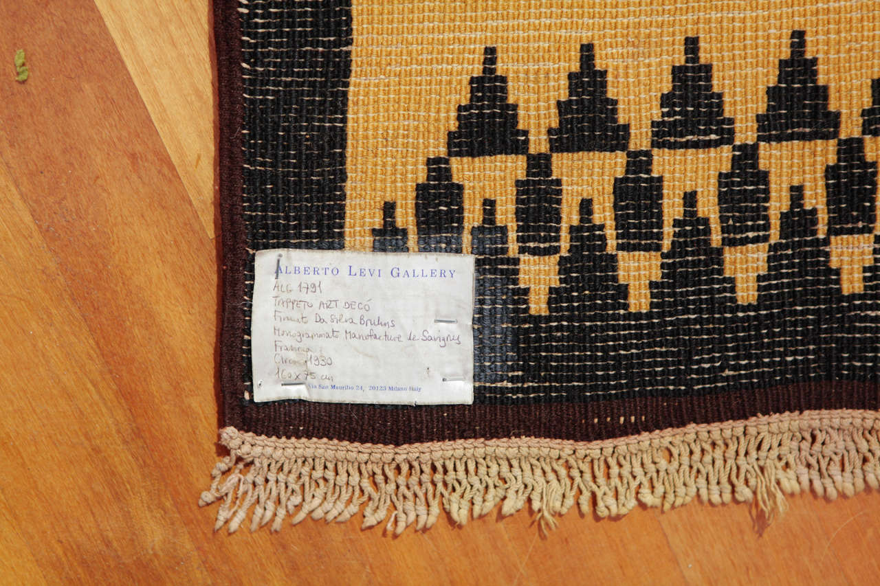 Art Deco Wool Rug by Ivan da Silva Bruhns, circa 1925 at 1stDibs | ivan ...