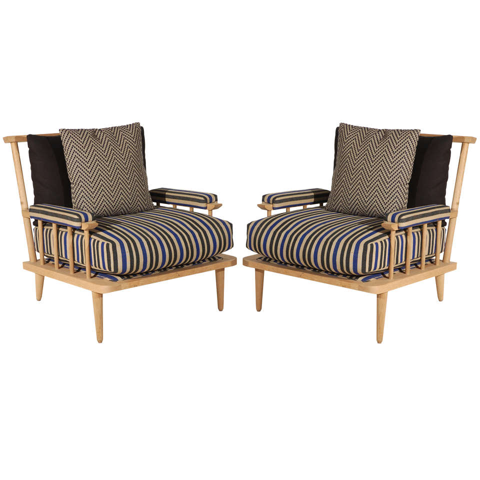 Spindle Back Viewing Chair at 1stDibs | nickey kehoe spindle back ...