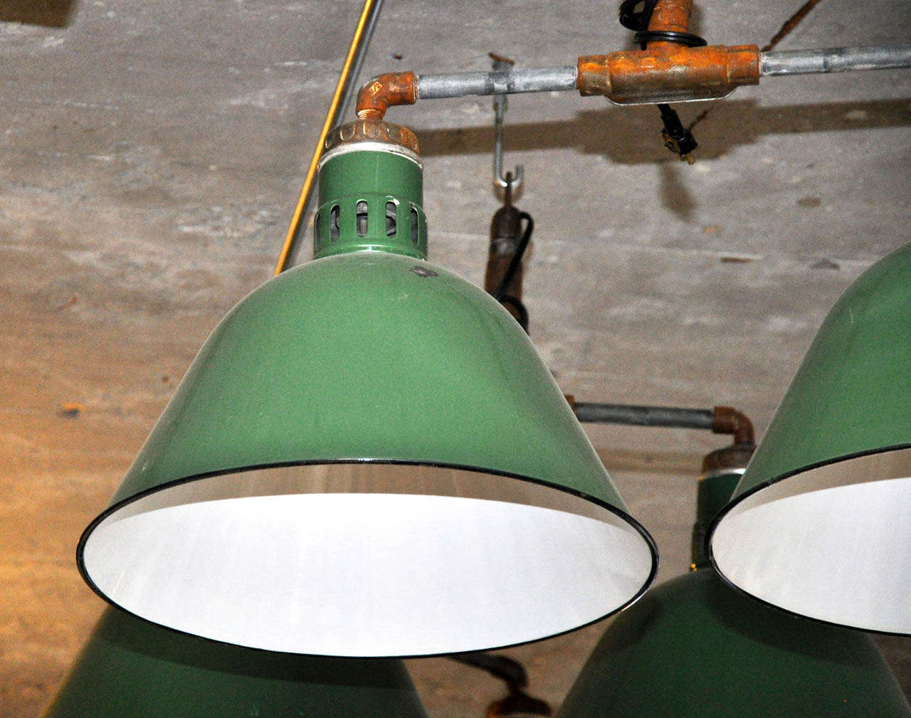 Double Pendant Industrial Light Fixture For Sale at 1stDibs | double ...