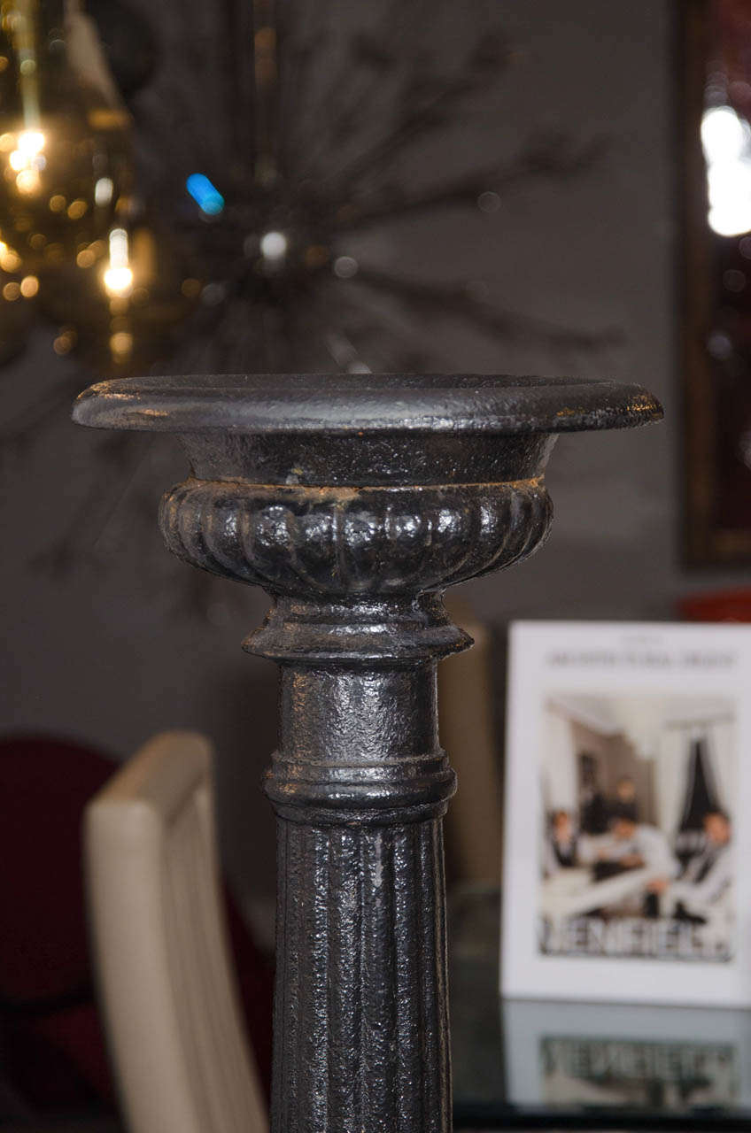 Pair of 19th Century Cast Iron Candlesticks at 1stDibs | antique cast ...