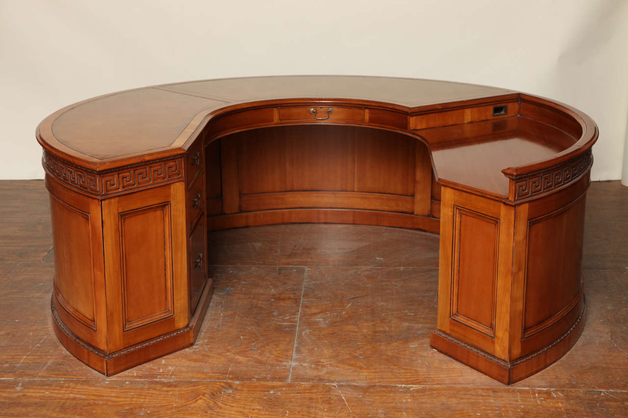 18th Century Style Fruitwood Horseshoe Shaped Desk For Sale at 1stDibs ...