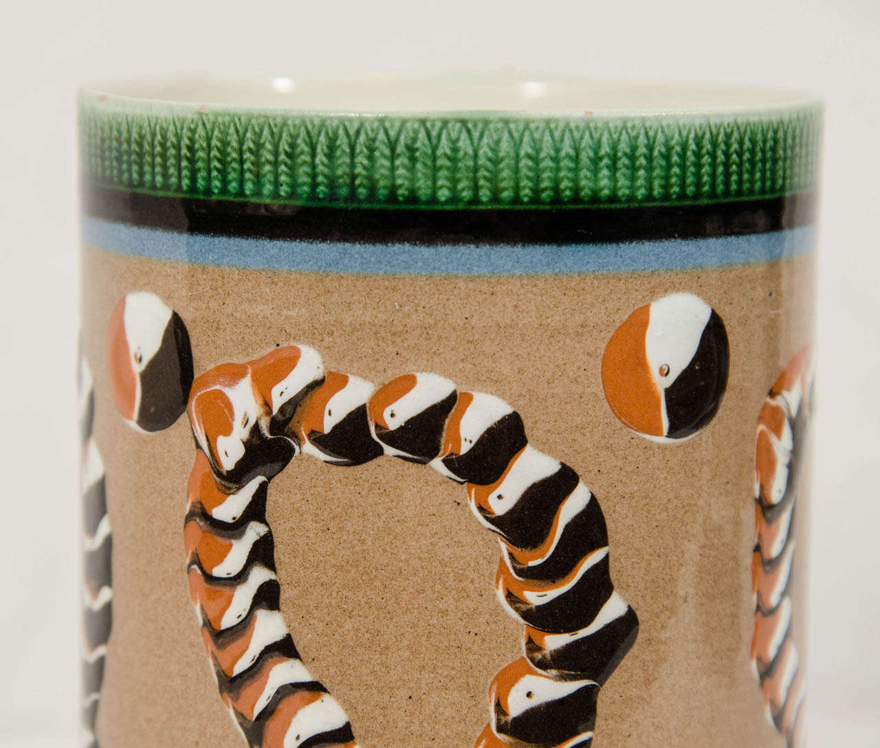Mocha Ware Mug with Cat's Eye and Earthworm Decoration at 1stDibs ...