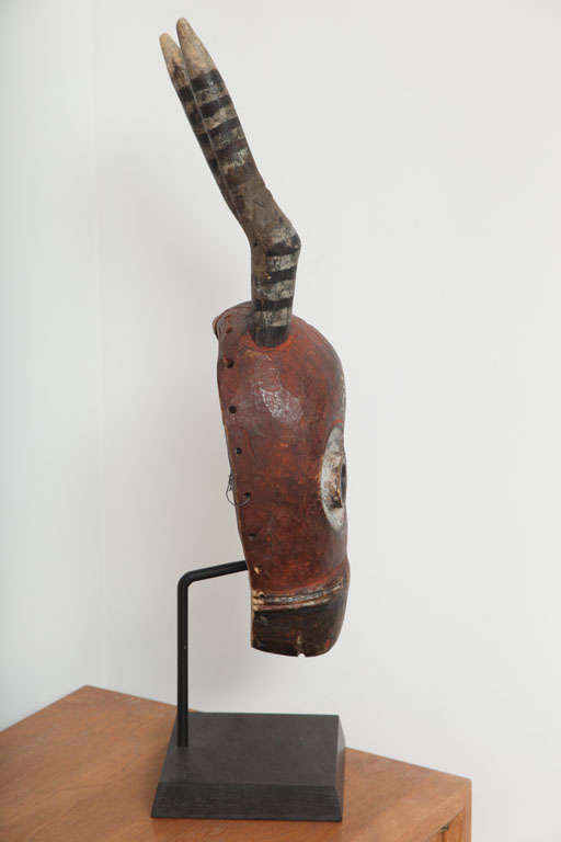 Pende Horned Spirit Mask For Sale at 1stDibs