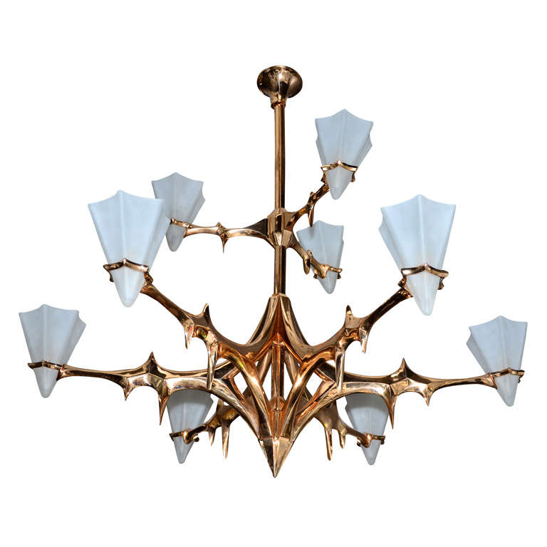 1930s Japanese Chandelier at 1stDibs | japanese chandeliers, chandelier ...