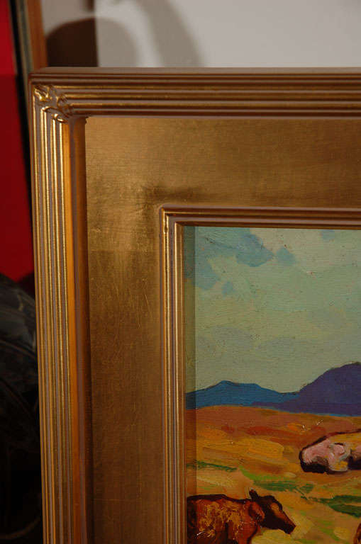 John Christopher Smith oil painting on board landscape For Sale at ...