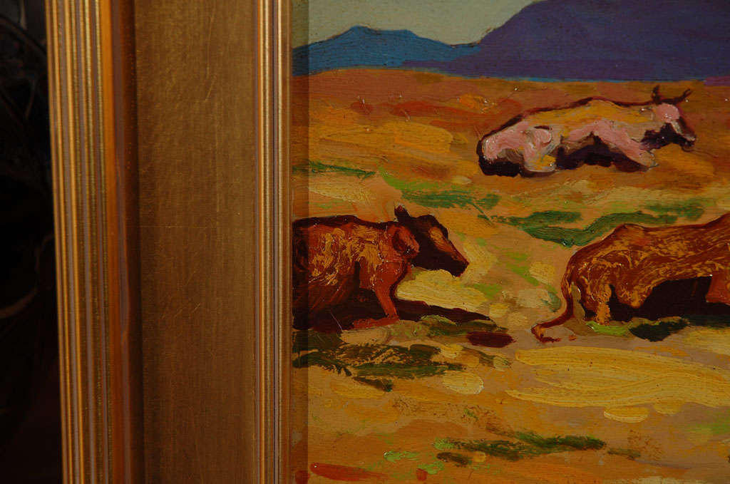 John Christopher Smith oil painting on board landscape For Sale at ...