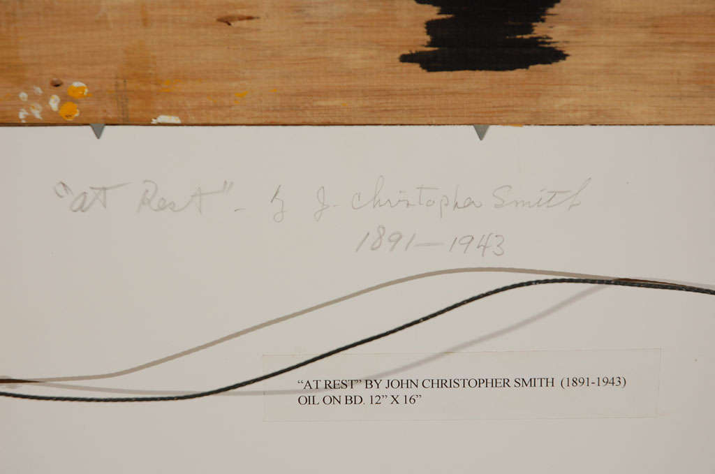 John Christopher Smith oil painting on board landscape For Sale at ...