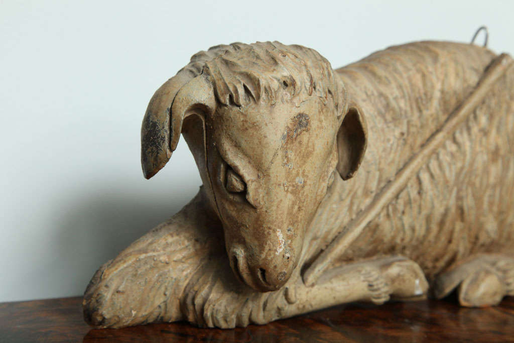 18th Century Carved Sheep at 1stDibs