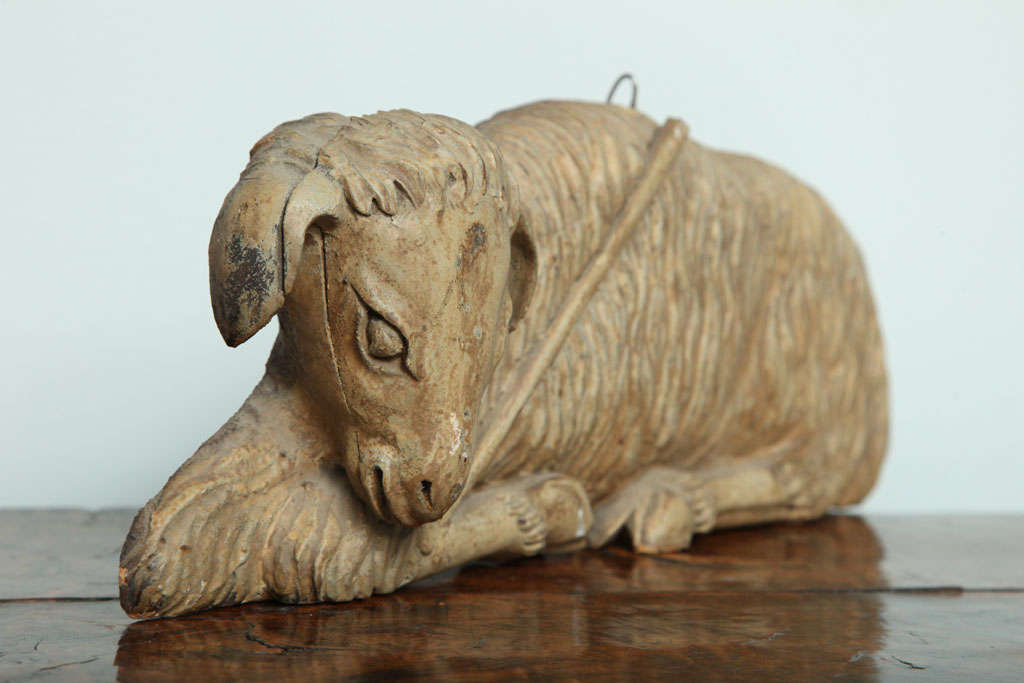 18th Century Carved Sheep at 1stDibs