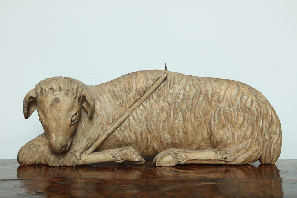 18th Century Carved Sheep at 1stDibs