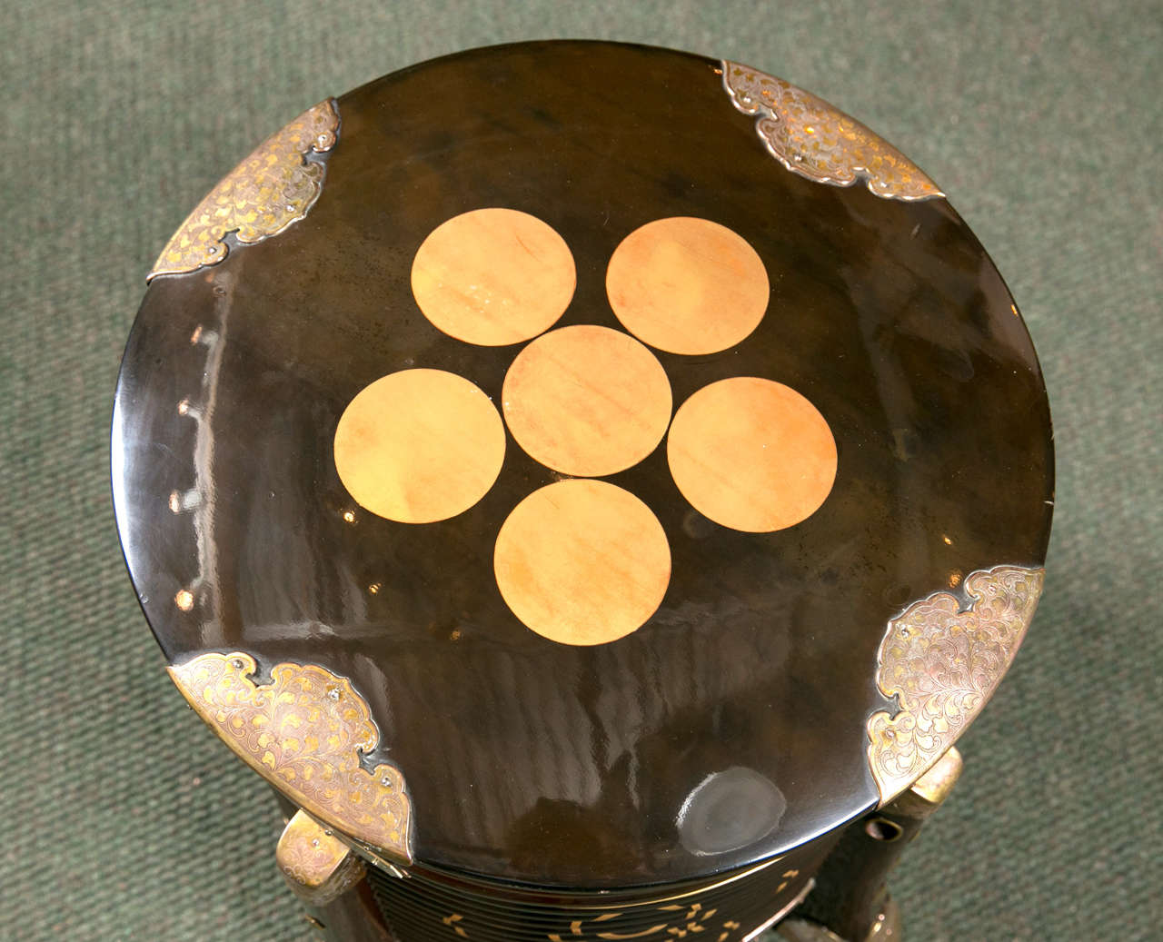 Japanese Black Lacquer Hat Box at 1stDibs | black hat box