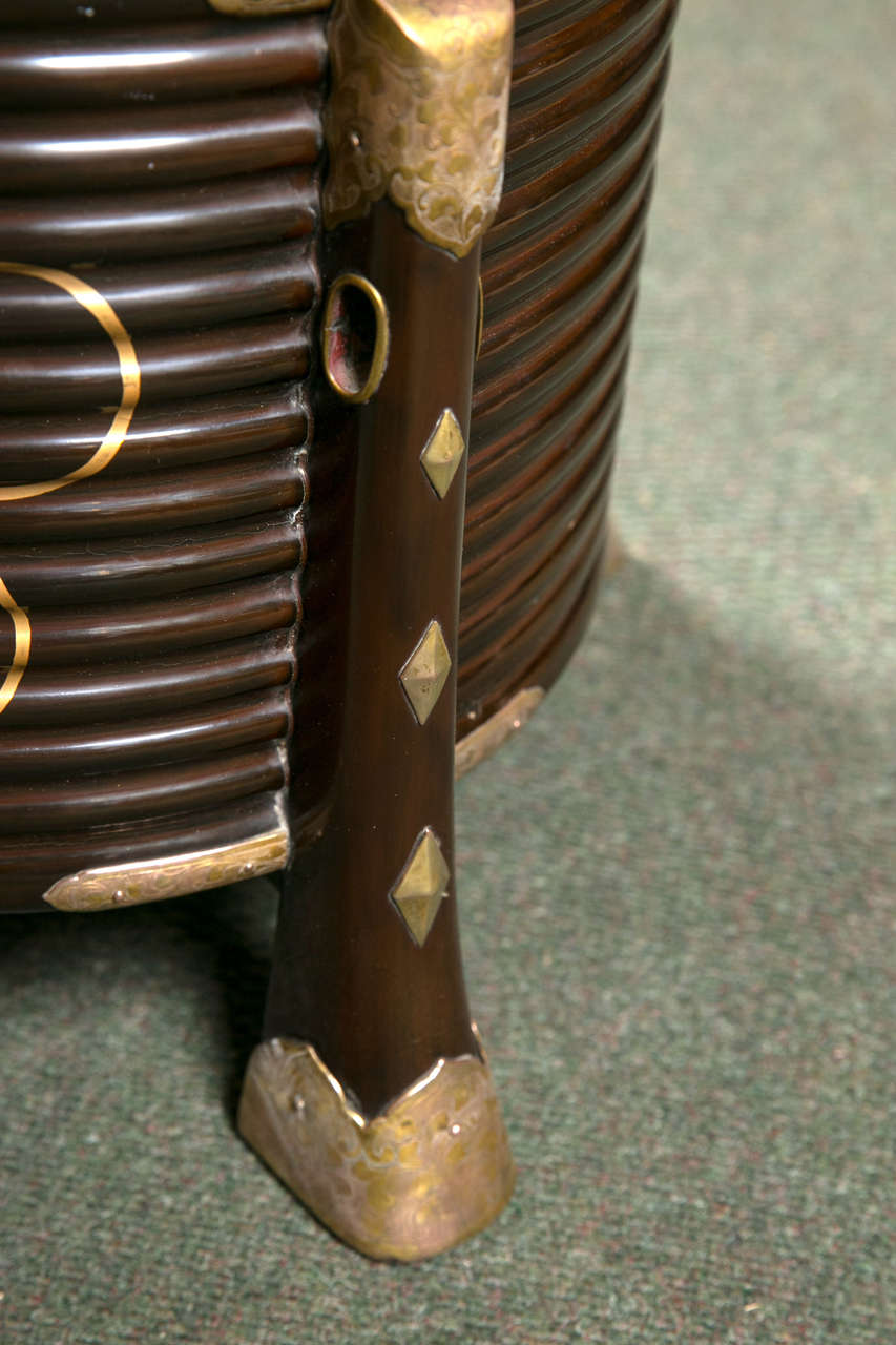 Japanese Black Lacquer Hat Box at 1stDibs | black hat box