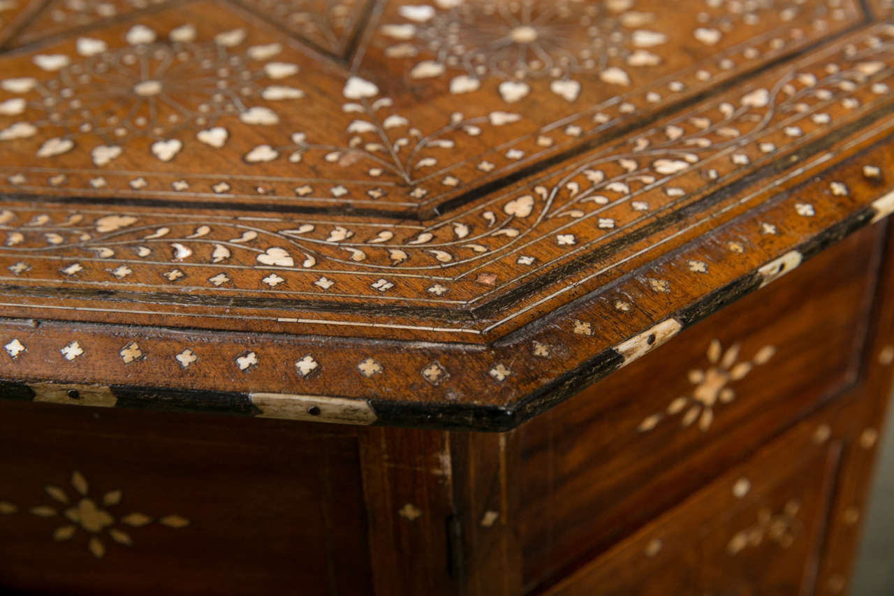 Indian Hardwood Side Table at 1stDibs