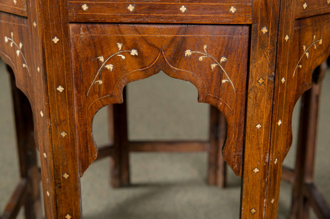 Indian Hardwood Side Table at 1stDibs