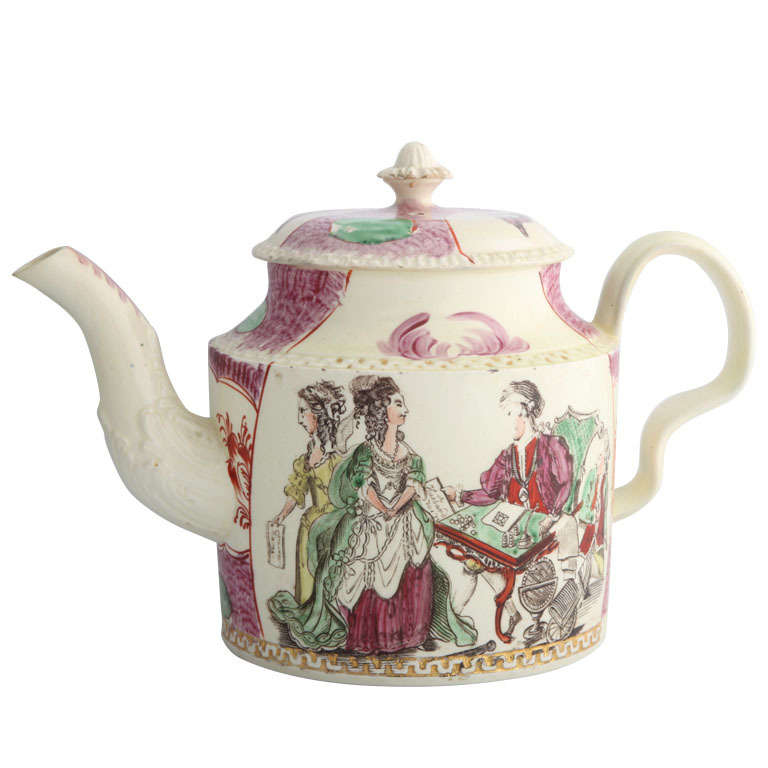 William Greatbatch "Fortune Teller" Teapot For Sale at 1stDibs
