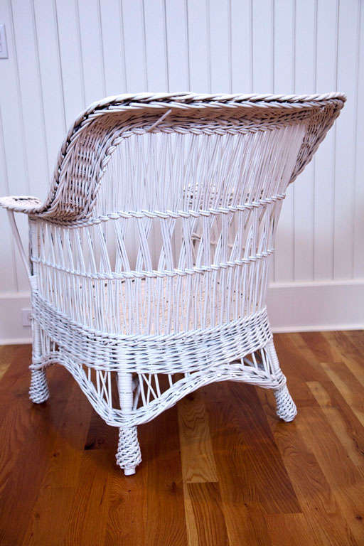 Antique Wicker Chair and Rocker at 1stDibs | antique wicker chairs ...
