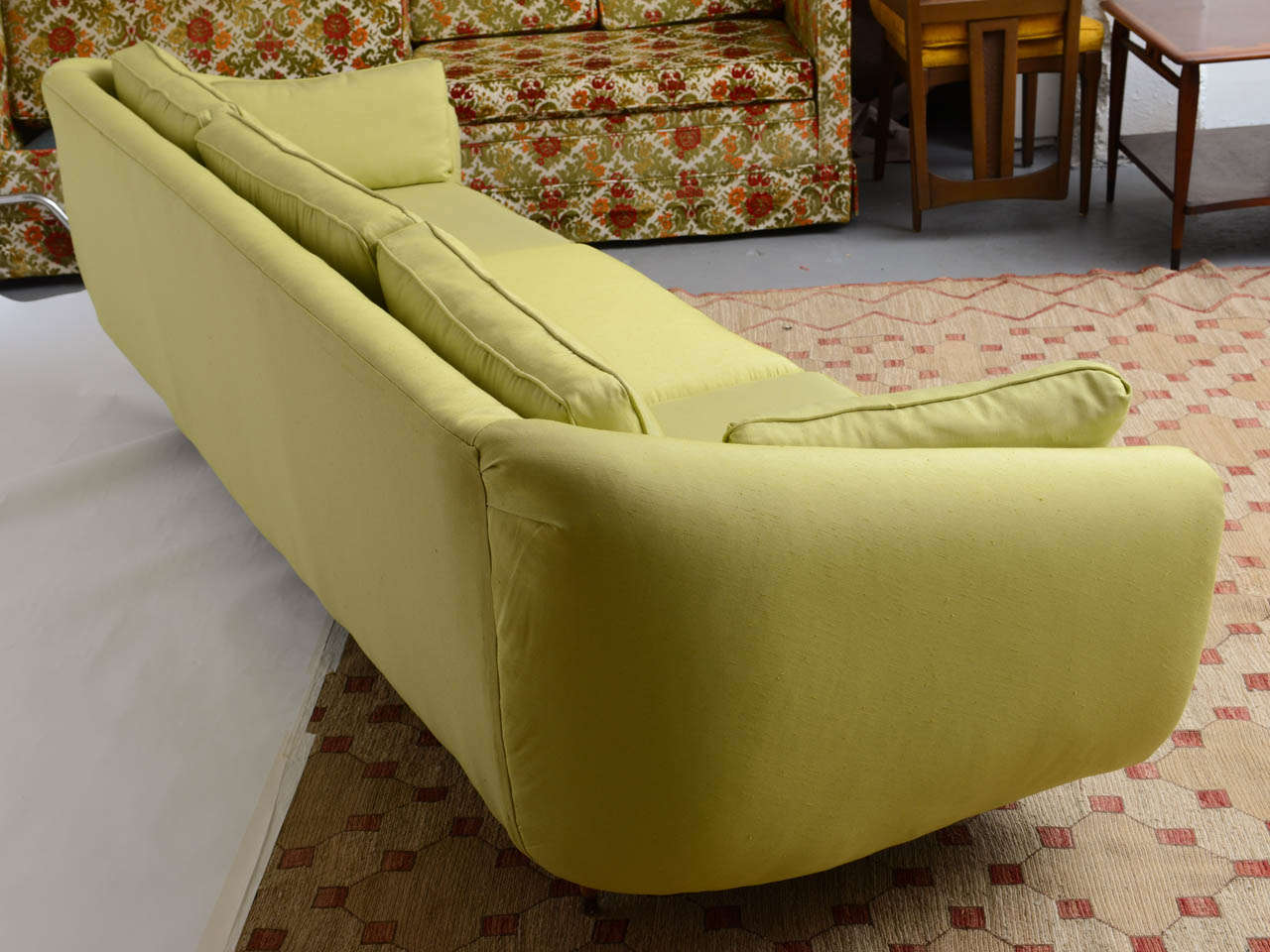 Adrian Pearsall Walnut Trim Couch 1960s at 1stDibs | 1960s couch, 1960 ...