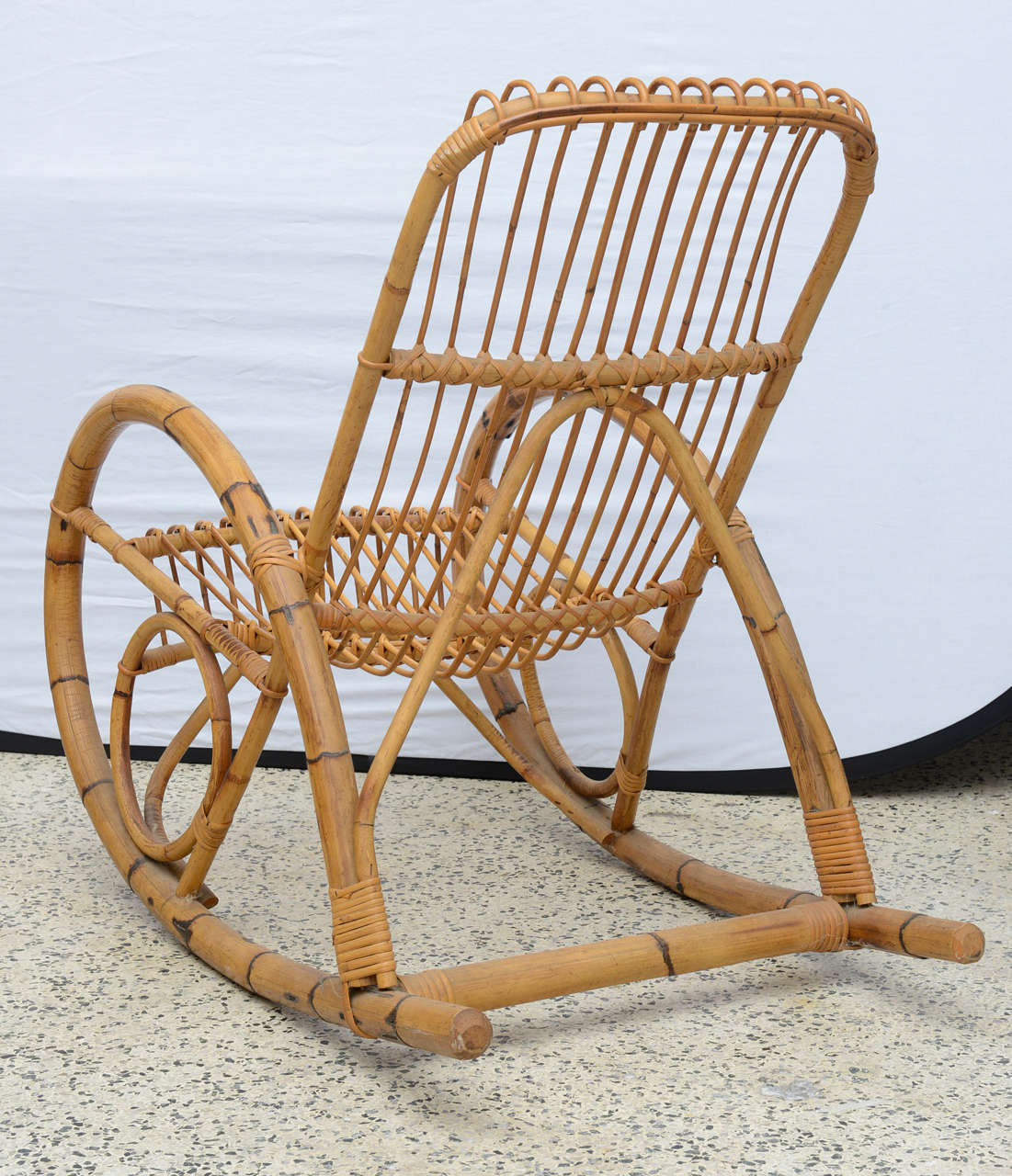 Italian Bamboo Rocker by Franco Albini, 1960s, Italy at 1stDibs ...