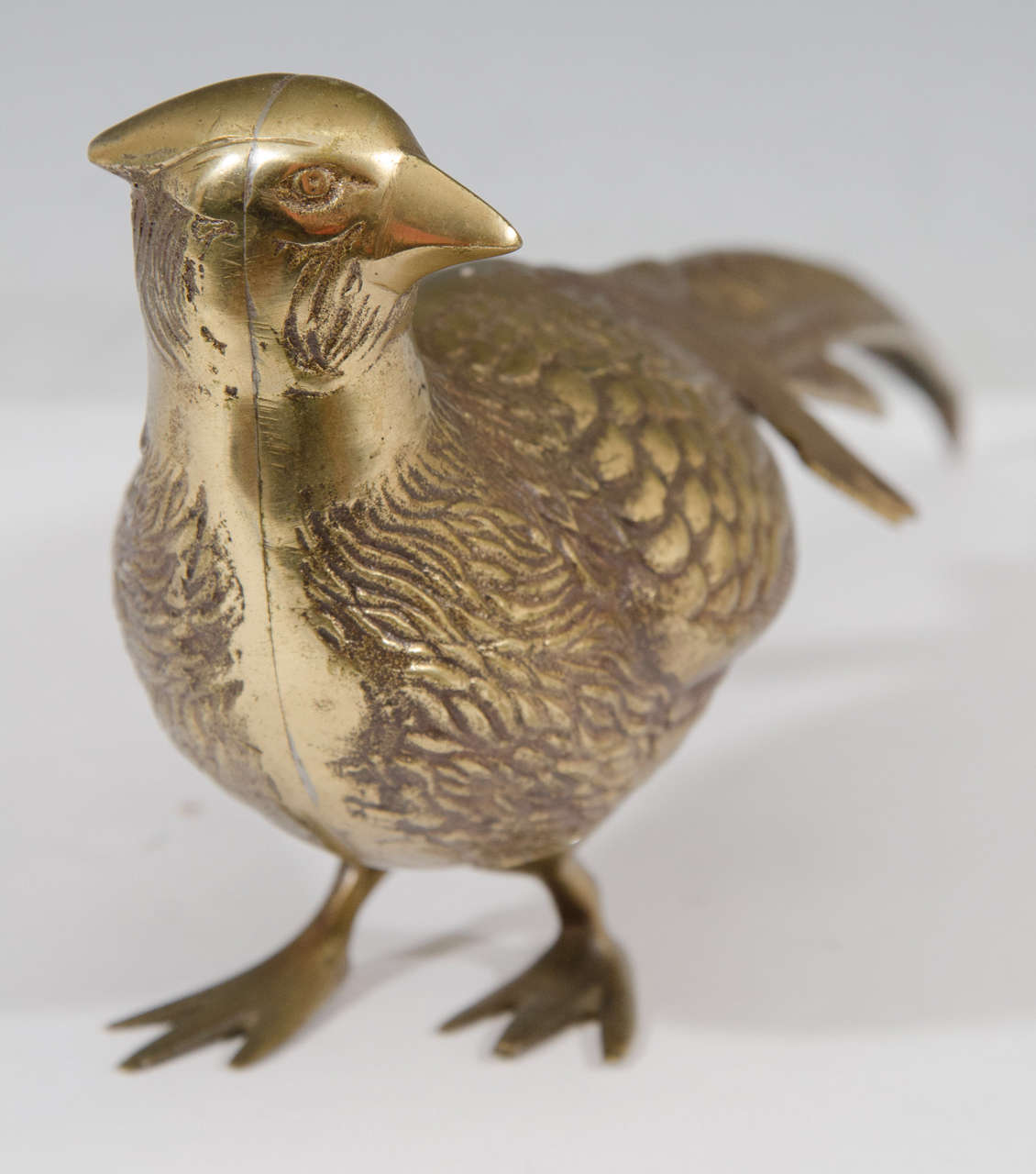 1970s Brass Pheasant Bird Sculpture at 1stDibs | brass pheasants ...