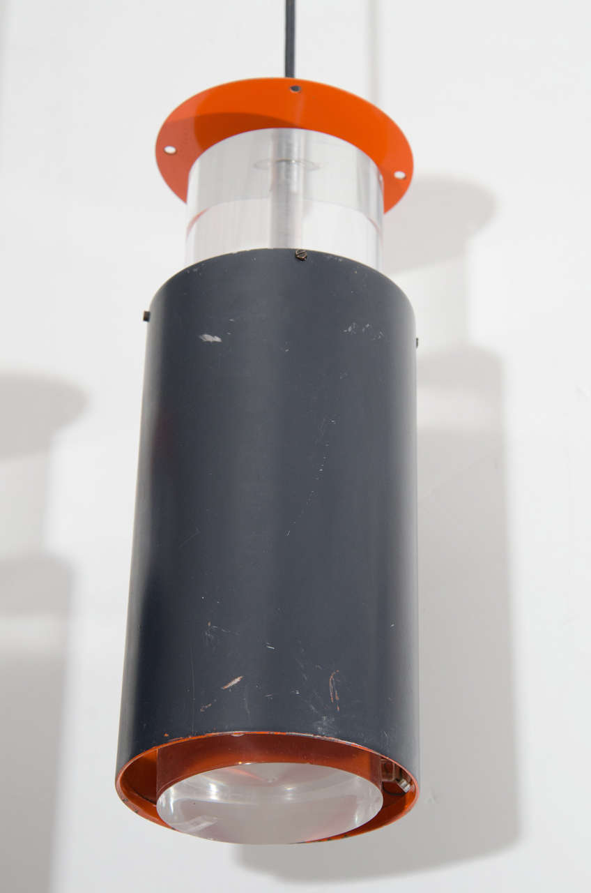 Danish Modern Poul Henningsen for Louis Poulsen Double Pendant Light ...