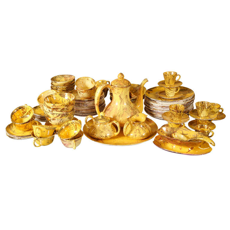 A Gorgeous Set of Surf Ballet Dinnerware at 1stDibs