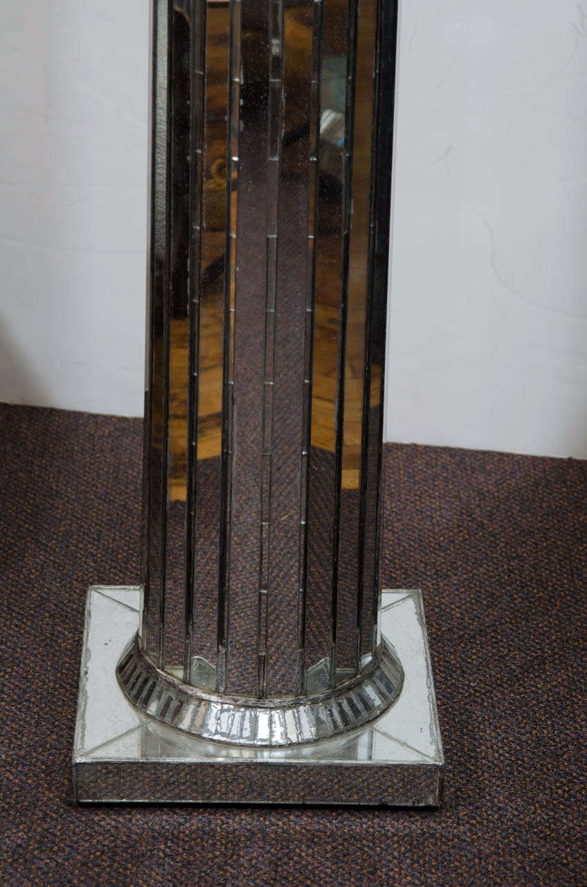 Doric Column with Mirror Mosaic at 1stDibs | mirror column, mirrored ...