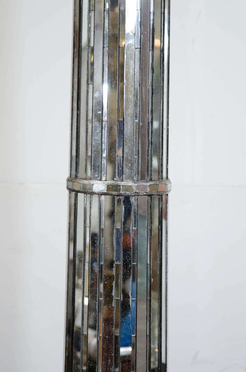 Doric Column with Mirror Mosaic at 1stDibs | mirror column, mirrored ...