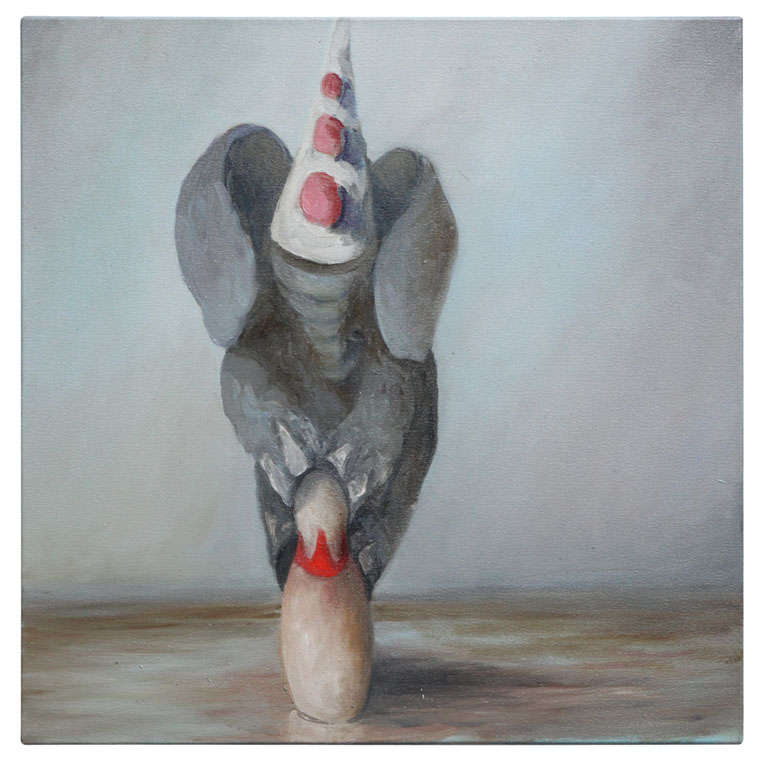"Spare," Oil on Canvas by Joe Concra For Sale at 1stDibs