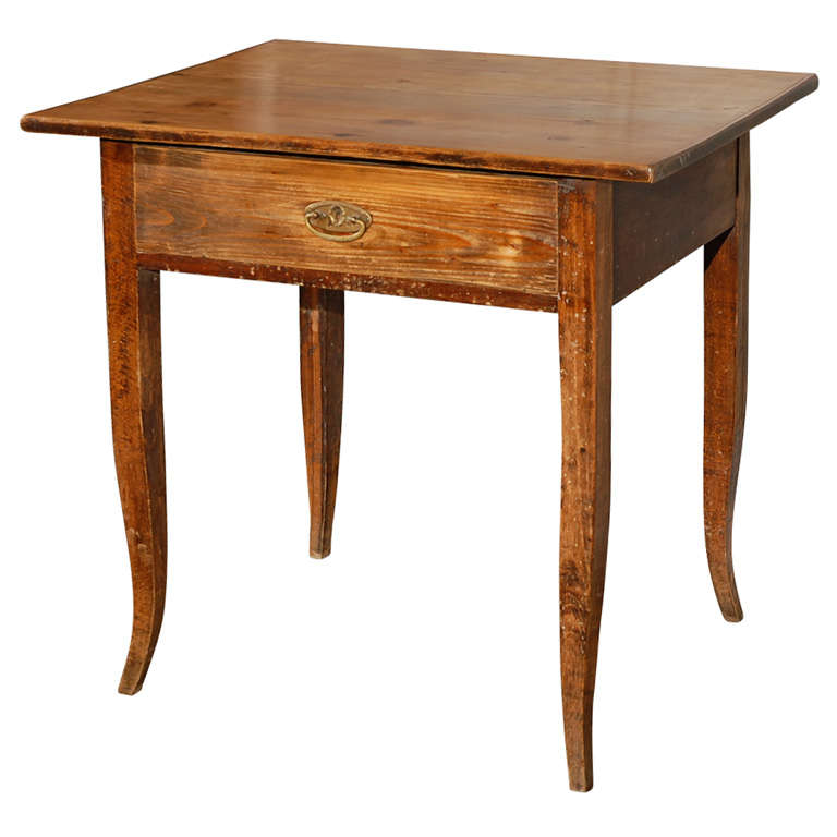 Antique Table with Drawer For Sale at 1stDibs