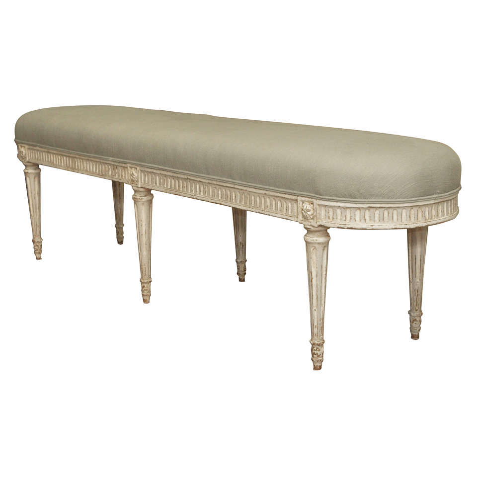 19th C Louis XVI Bench at 1stDibs