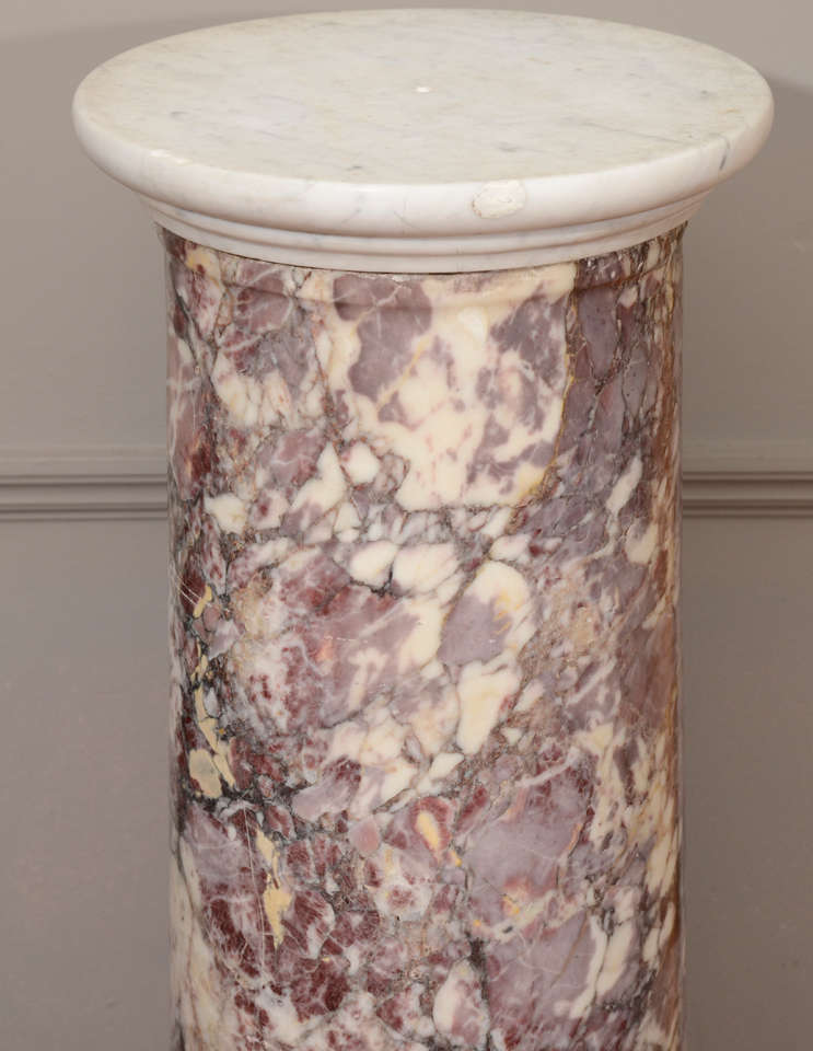 18th Century Breccia Marble Column Pedestal For Sale at 1stDibs ...