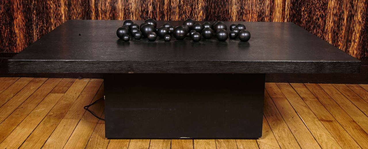 Impressive and Kinetic Coffee Table by Pol Bury For Sale at 1stDibs