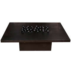 Impressive and Kinetic Coffee Table by Pol Bury For Sale at 1stDibs