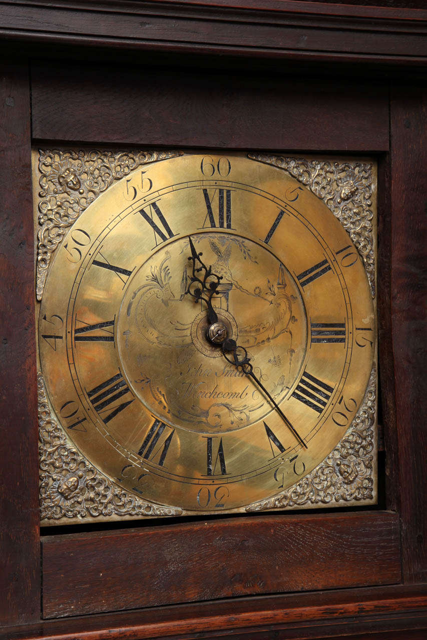 English Oak Tall Case Clock by John Smith of Winchcomb at 1stDibs ...