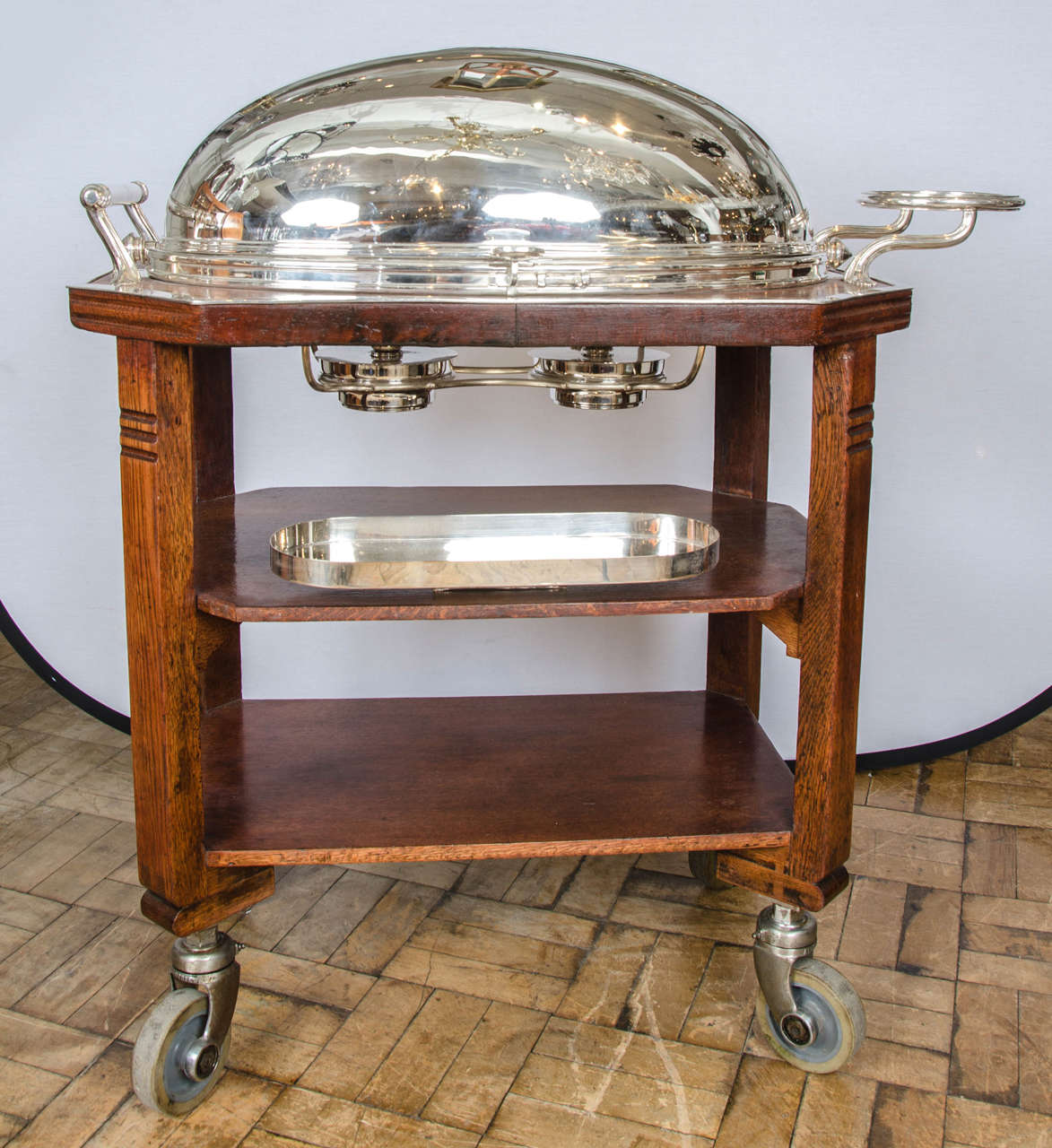 Silver Carving Trolley by Elkington and Co. at 1stDibs | carving cart ...