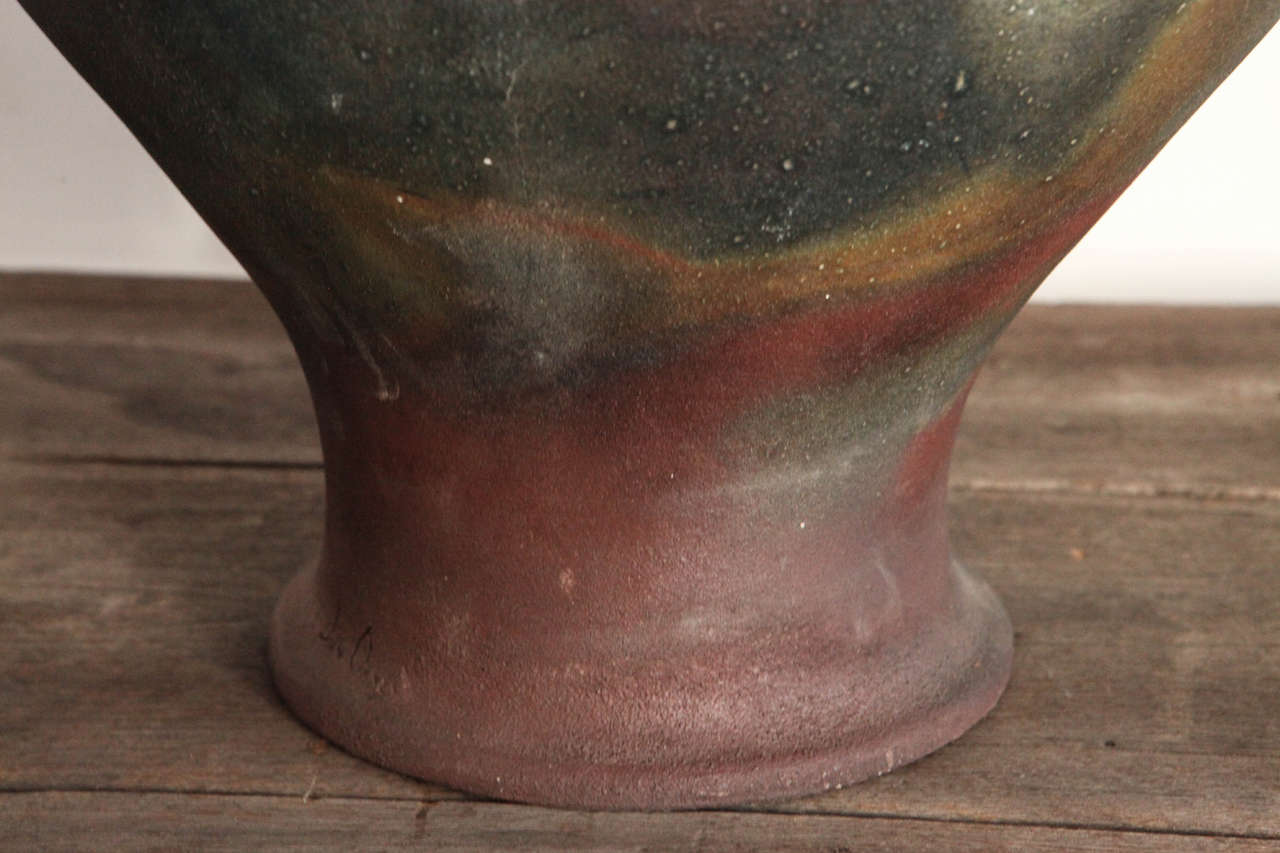 Rustic Ceramic Oversize Urn Table Lamp at 1stDibs