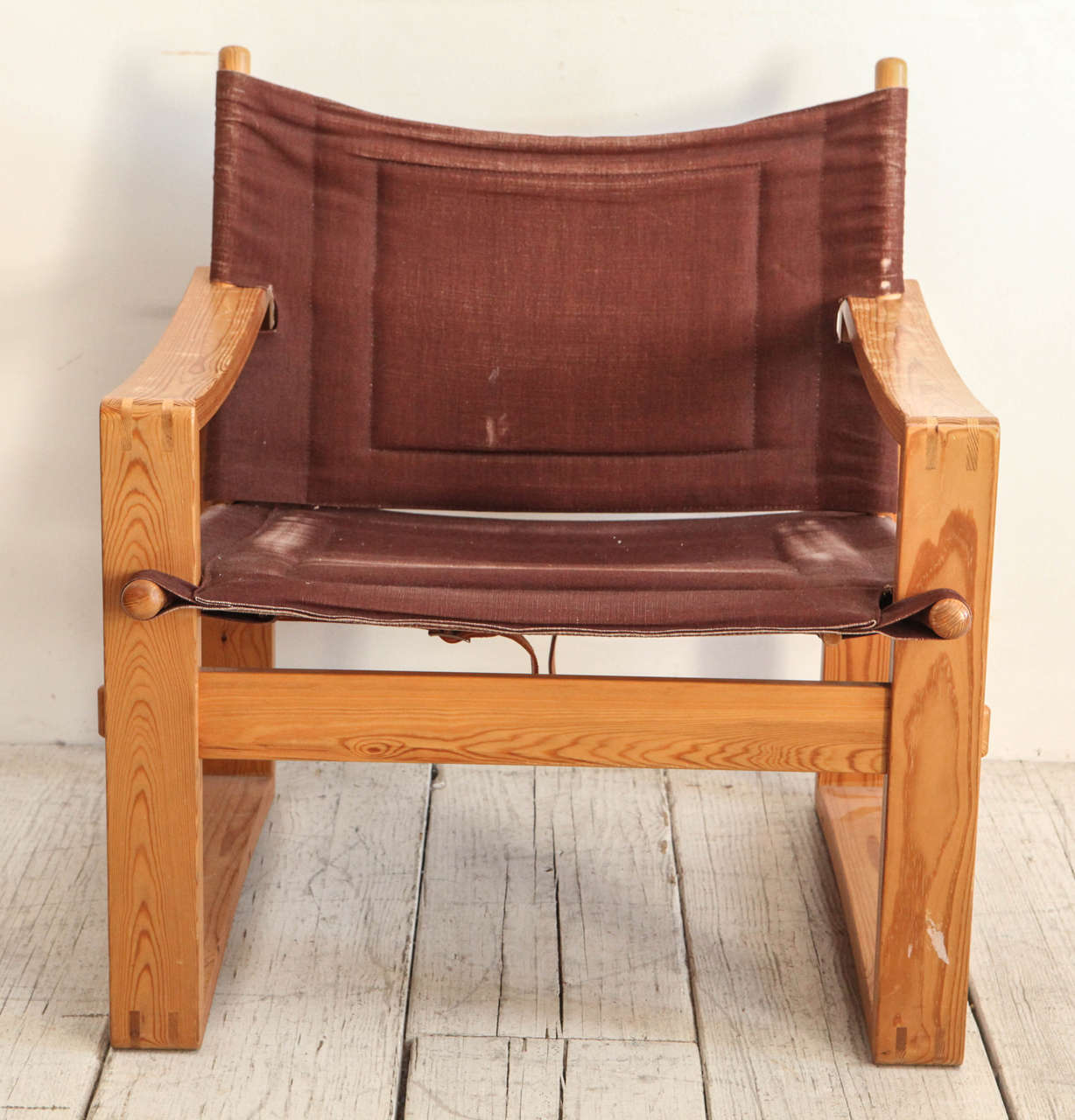 Danish Safari Chairs in Bentwood and Canvas at 1stDibs