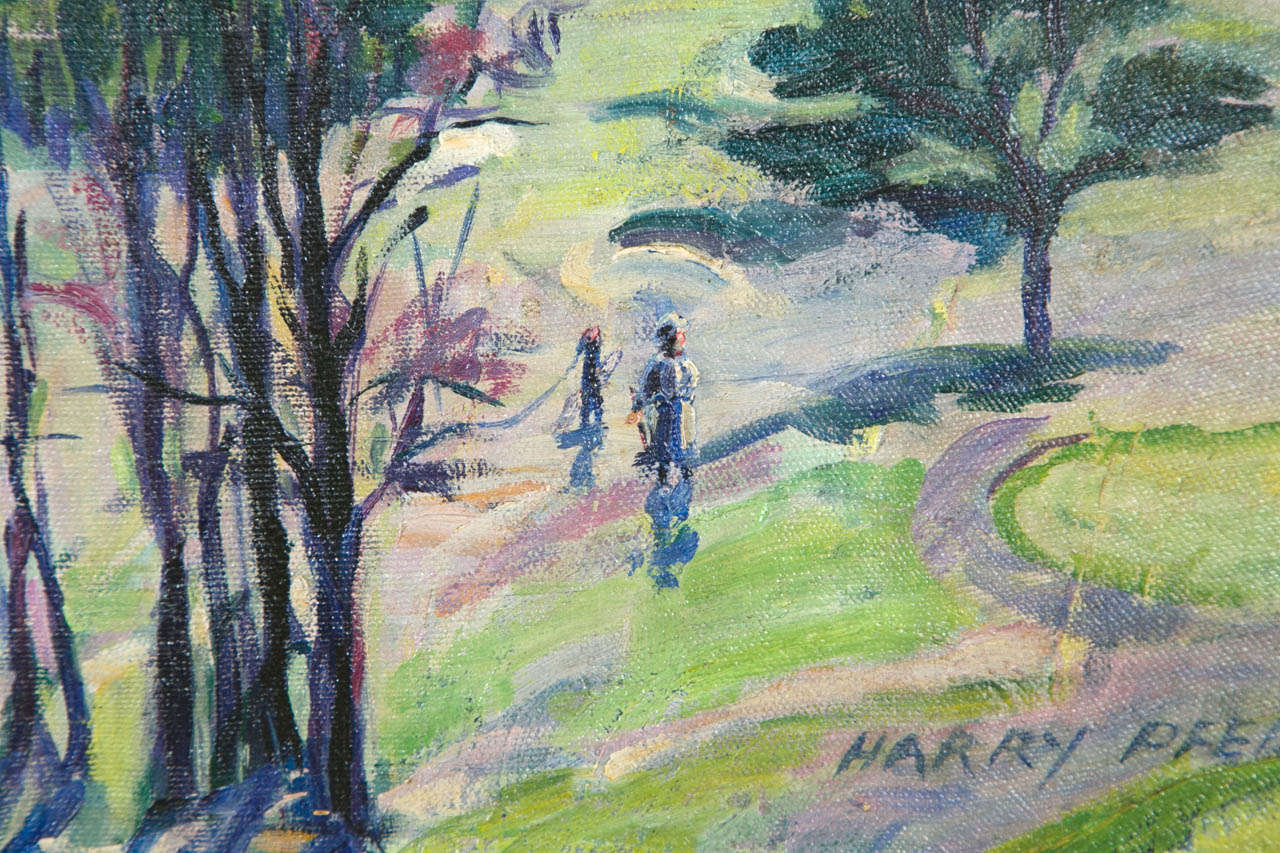 Oil on Canvas by Harry Pfeiffer, American at 1stDibs