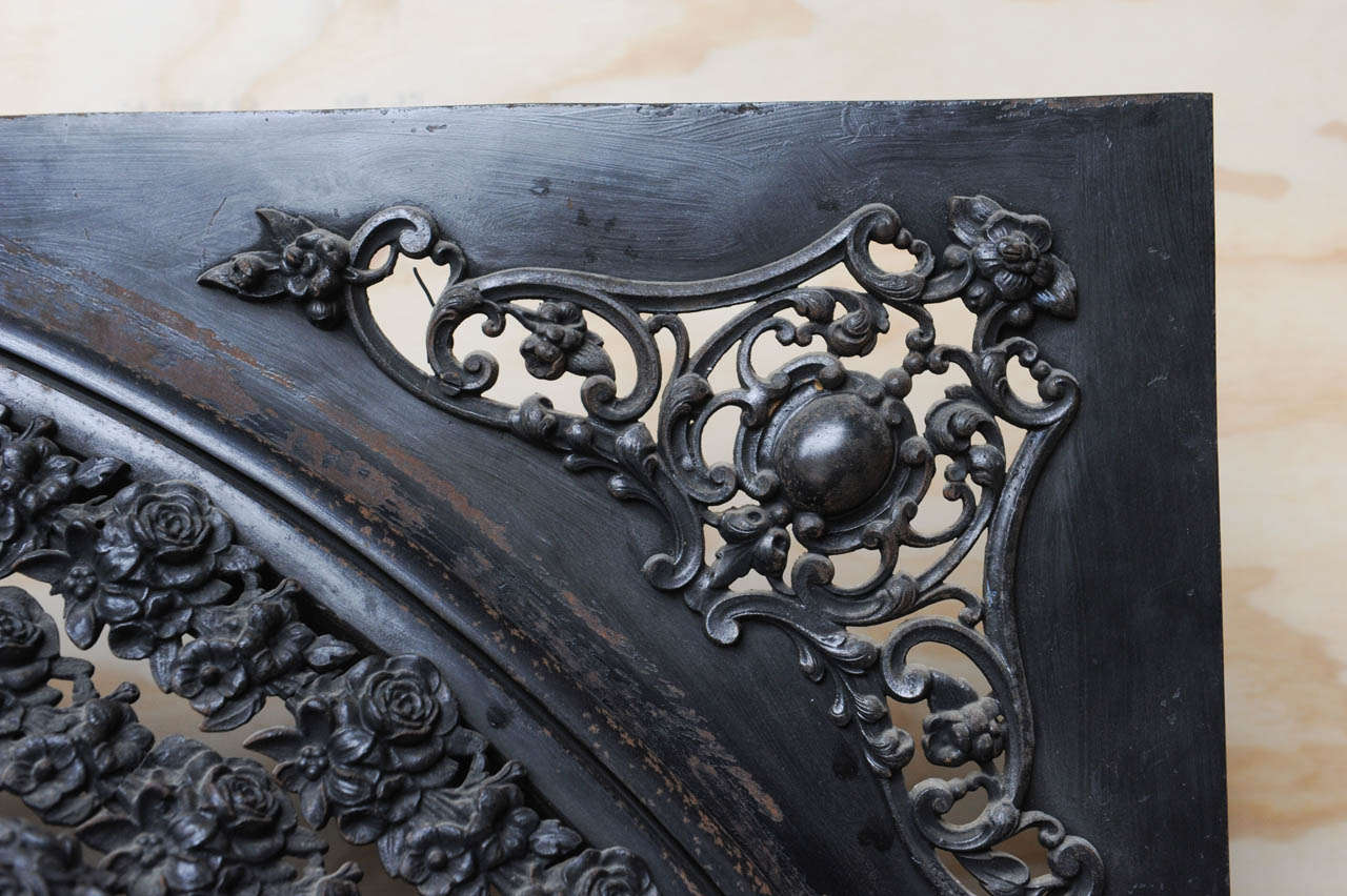 Polished Cast and Wrought Iron Victorian Fireplace, Steampunk Look at ...