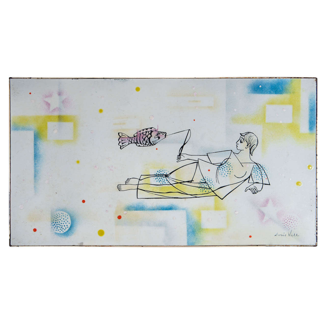 Enamel by Doris Hall For Sale at 1stDibs | doris hall enamel