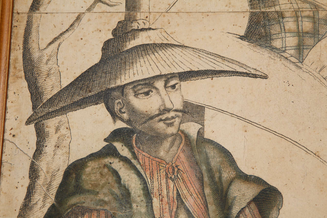 Beautiful and elegant suite of four 18th century engravings at 1stDibs