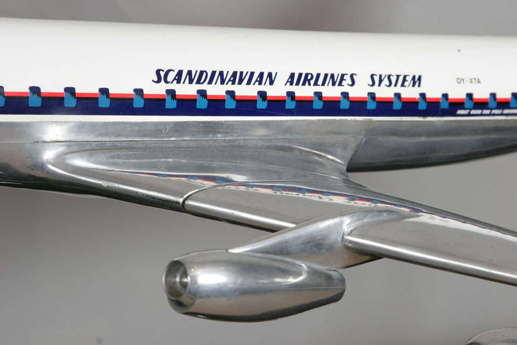 Extremely rare large-scale model of McDonnell-Douglas DC 8 Plane at 1stDibs