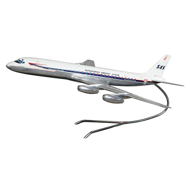 Extremely rare large-scale model of McDonnell-Douglas DC 8 Plane at 1stDibs