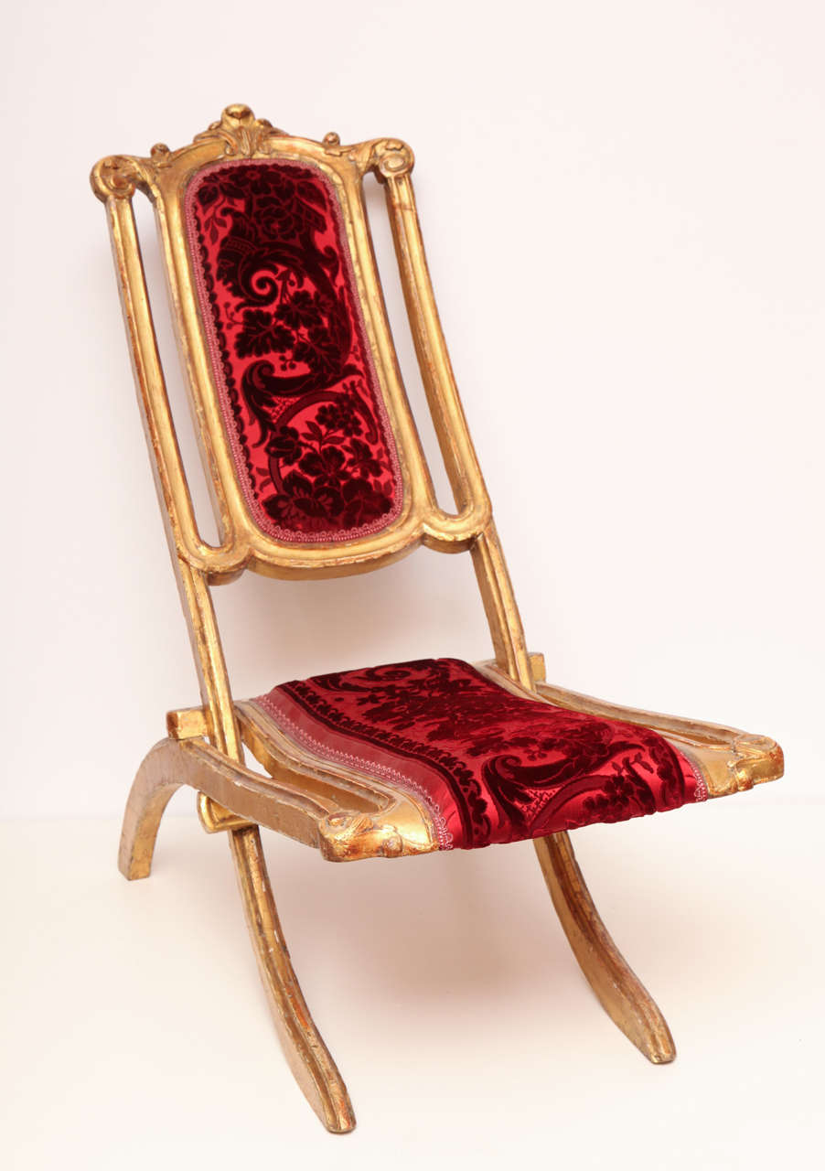 Napoleon III Folding Chair For Sale at 1stDibs | napoleon iii chairs