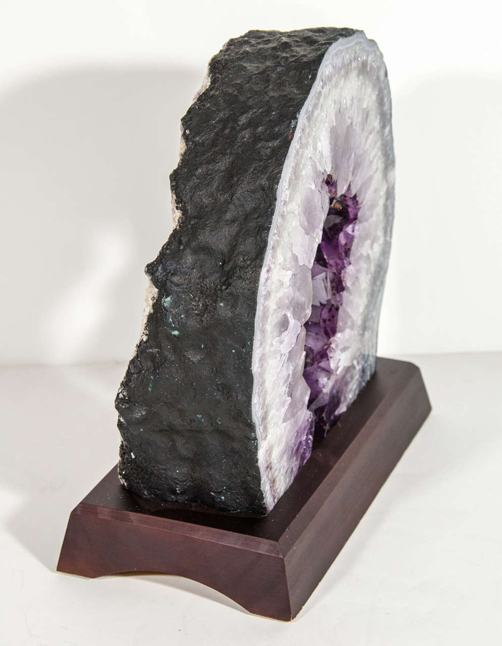 Exquisite Quartz and Amethyst Geode Sculpture on Stand at 1stDibs ...