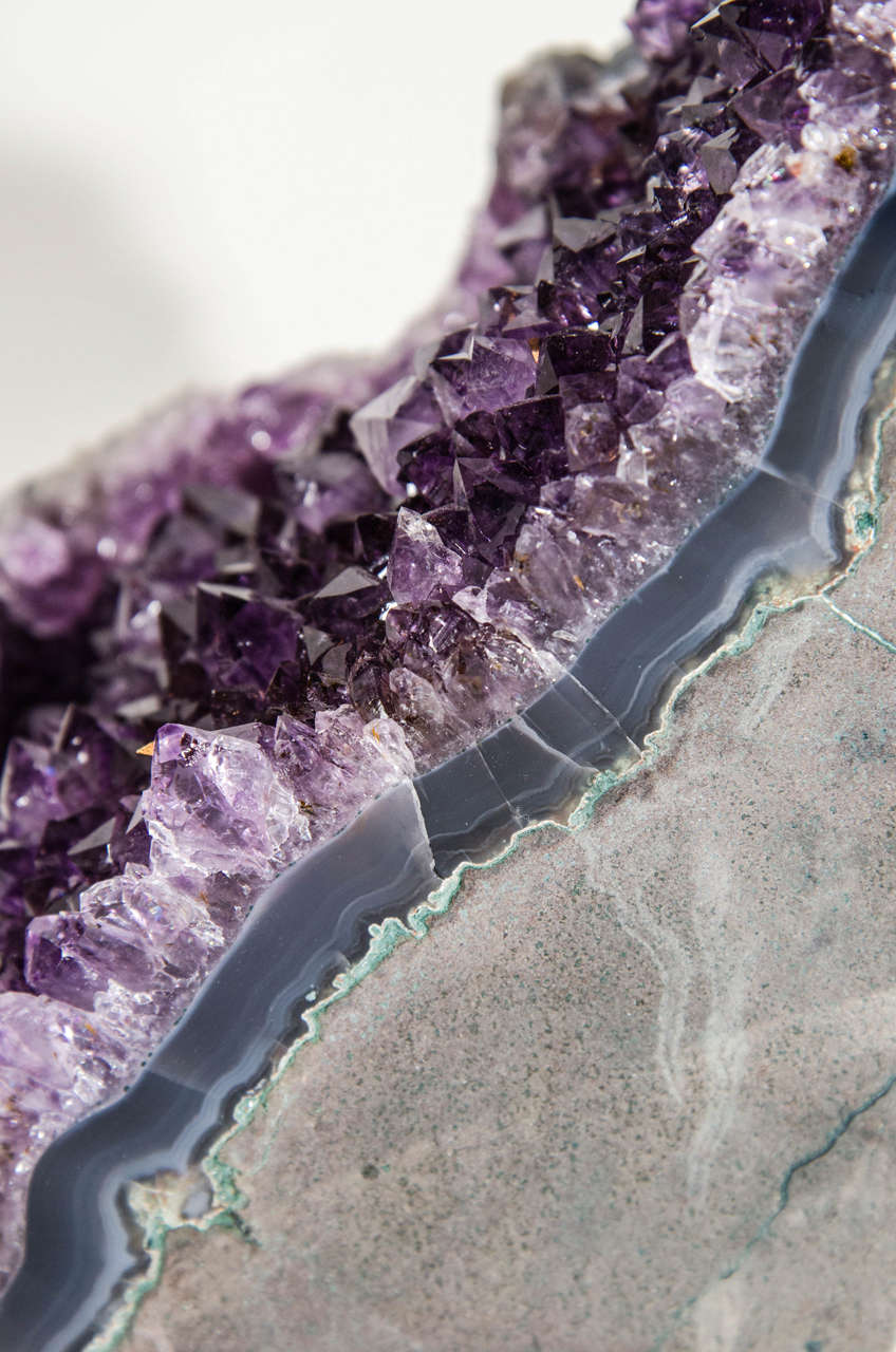 Pair of Spectacular Large-Scale Natural Amethyst Bookends at 1stDibs ...